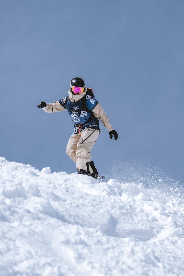 Sacha Balicco - Team SunGod Freeride Snowboarder