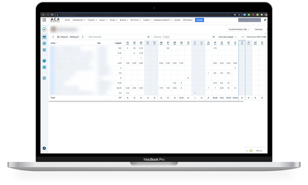 Billing and Invoicing with Jira add-on Tempo Timesheets