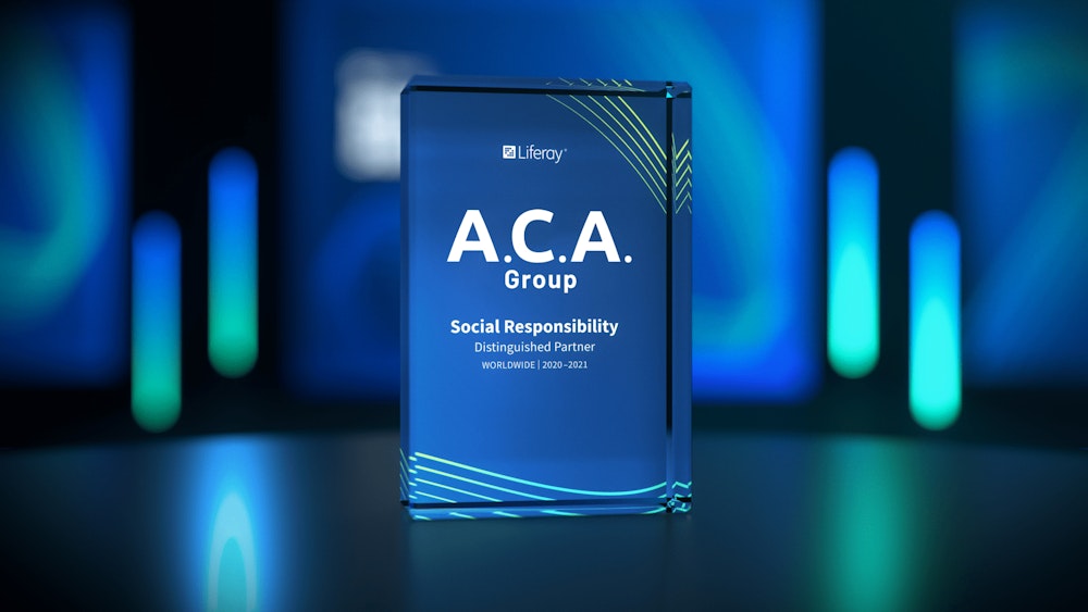 ACA Group ontvangt Liferay Partner Award 2021 - ACA Group