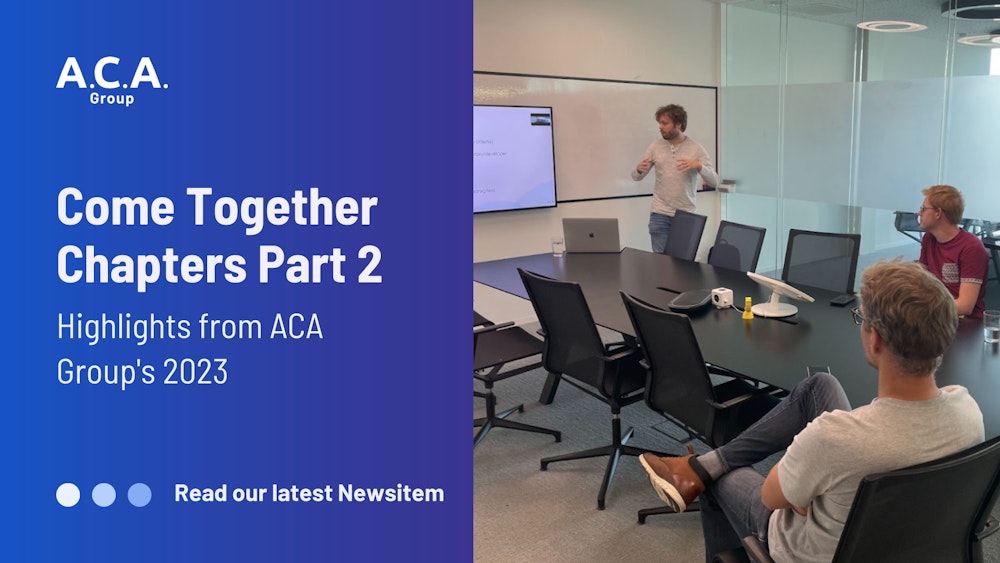 Highlights from ACA Group's 2023 "Come Together Chapters Part 2"