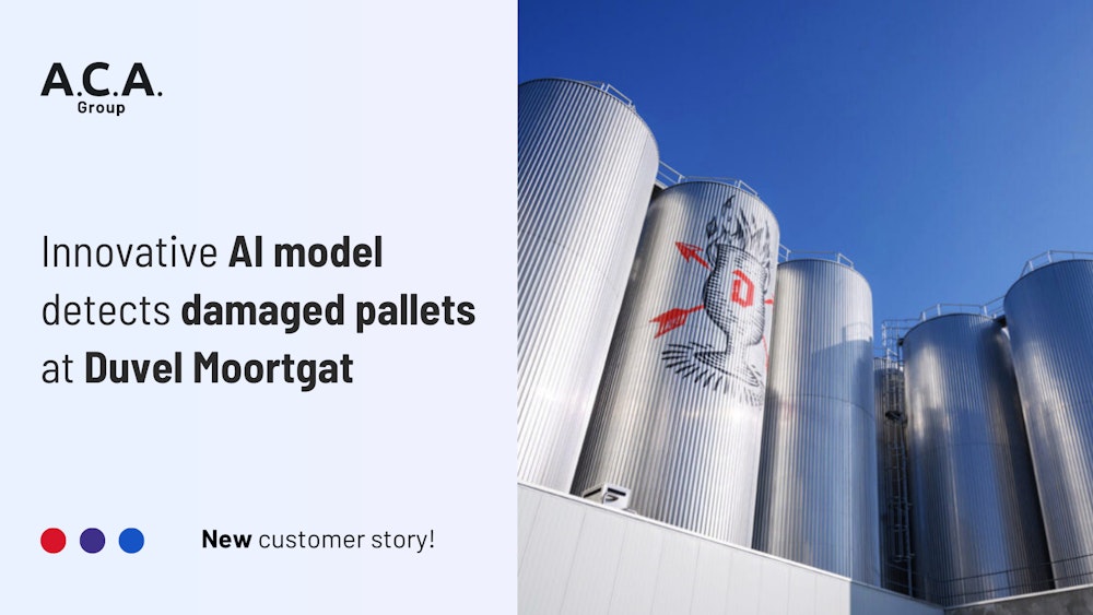 Innovative AI model detects damaged pallets at Duvel Moortgat