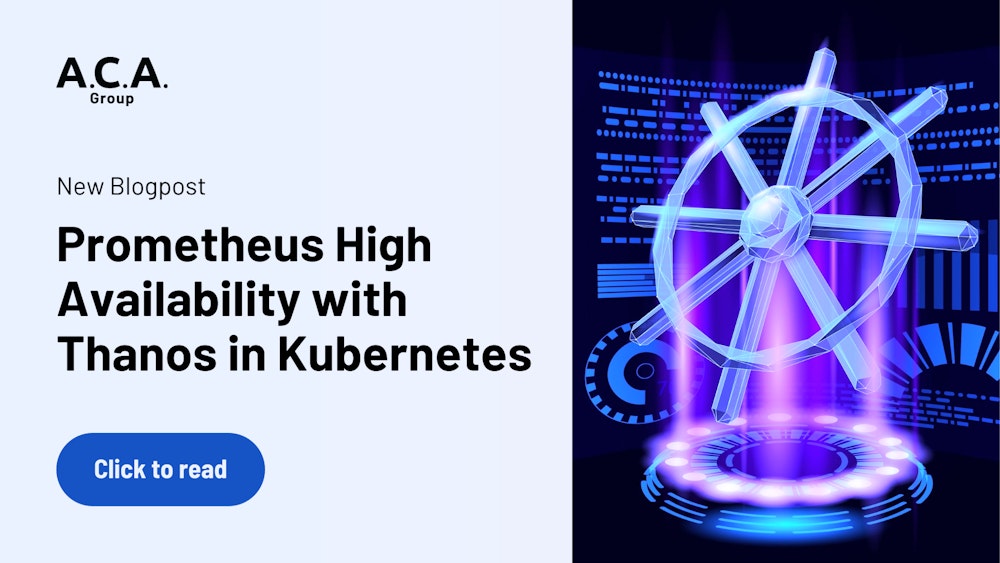 Prometheus High Availability With Thanos In Kubernetes