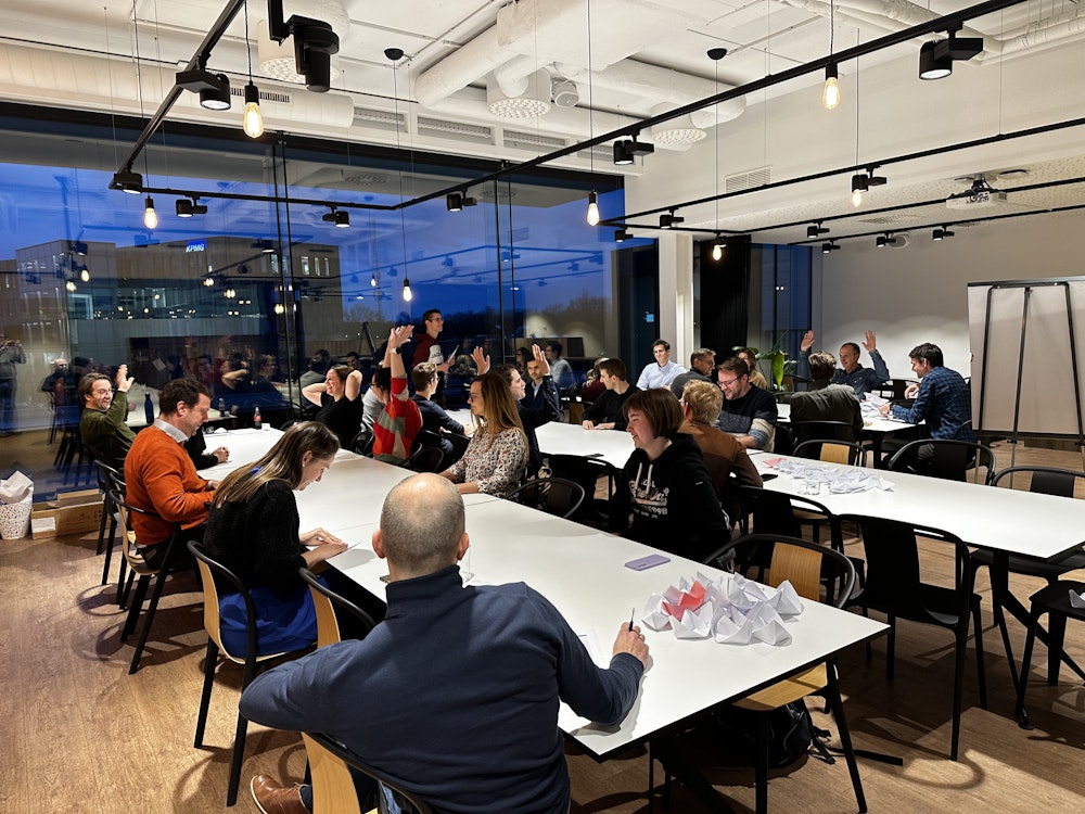 Kennisdeling tussen teams tijdens onze “Chapters Come Together”