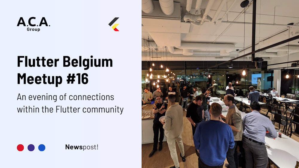 Flutter Belgium Meetup 16 Aca Group