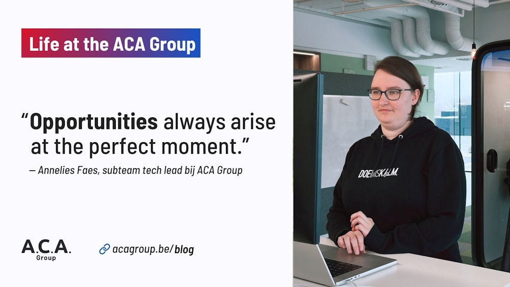 Life at ACA: "Opportunities always arise at the perfect time"