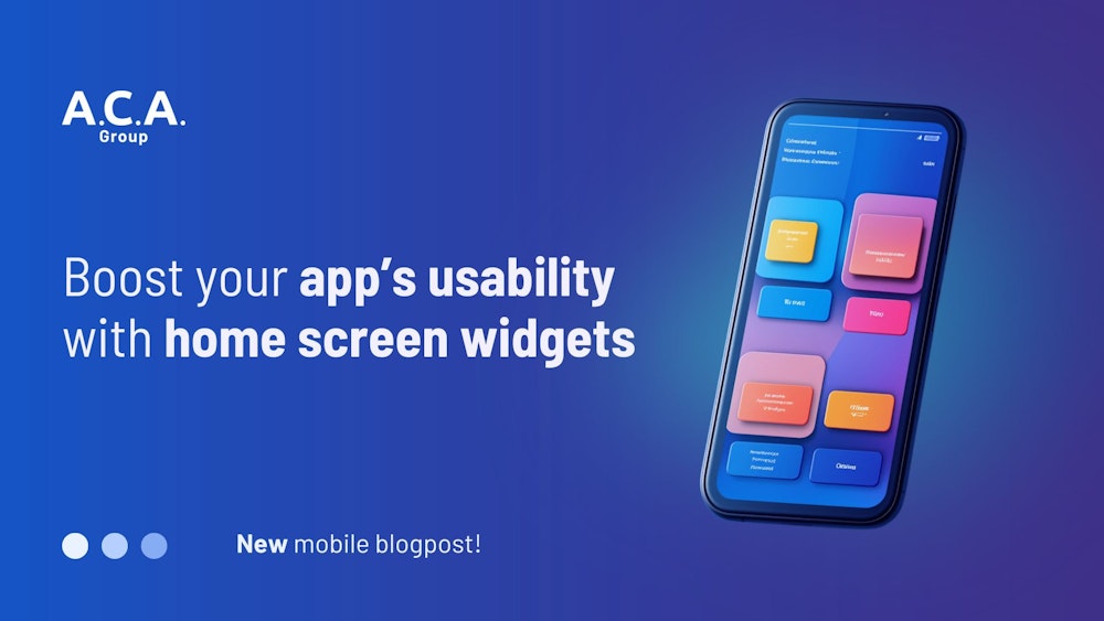 Boost your app’s usability with home screen widgets