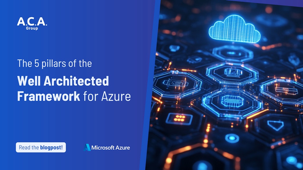 The 5 pillars of the Well Architected Framework for Azure