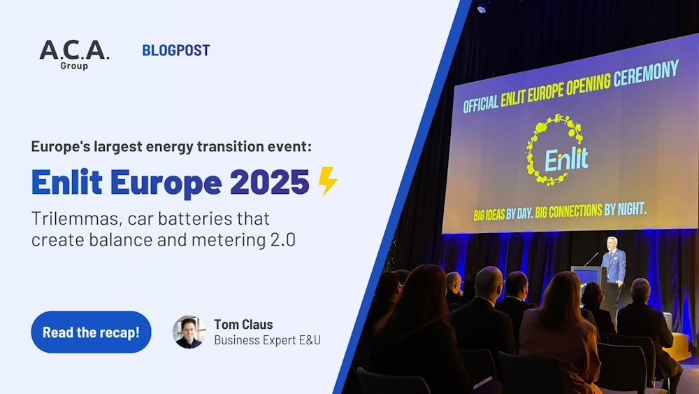 Enlit Europe 2025: trilemma’s, autobatterijen die balans brengen en ...