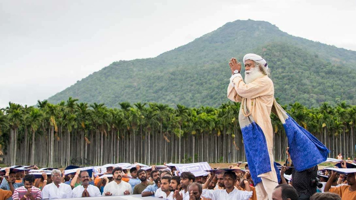 Rally for Rivers - Campaign Launch by Sadhguru