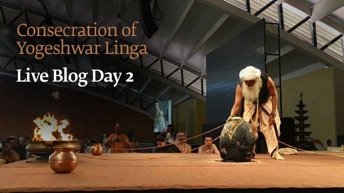 Consecration of Yogeshwar Linga: Live Blog Day 2