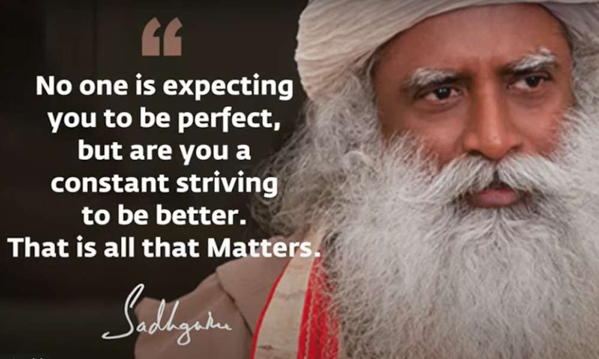 There is No Perfect Way of Being.