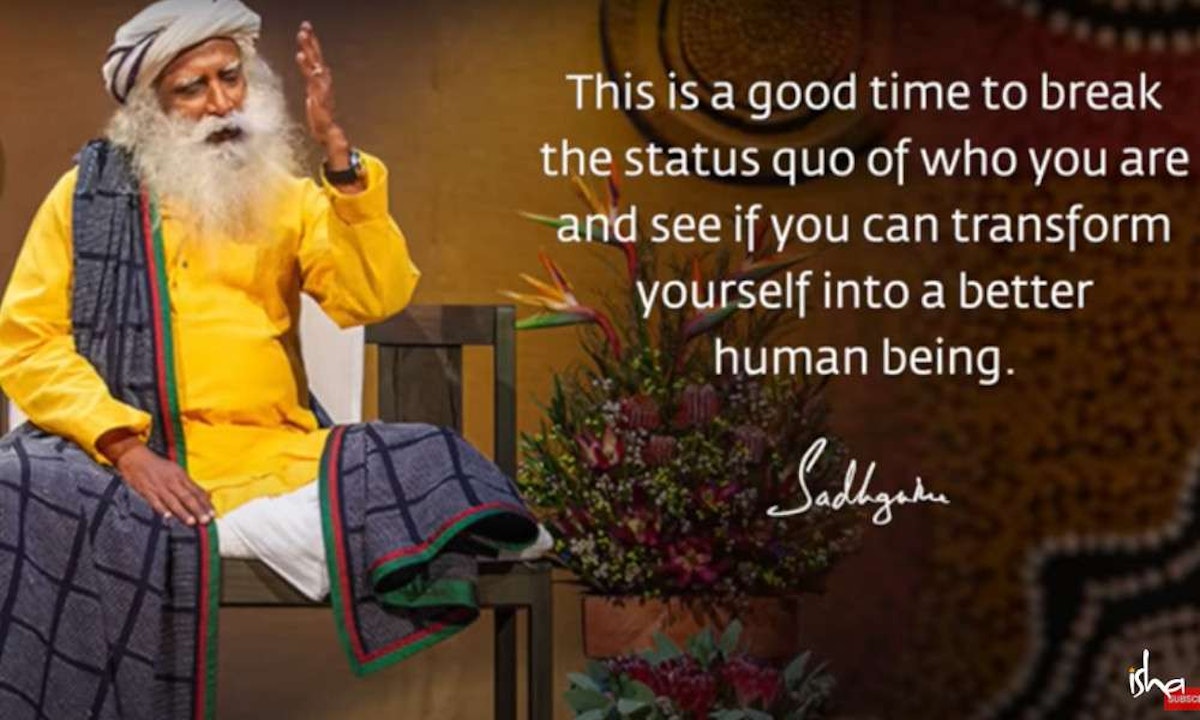 Break Your Status Quo. Time to Transform Yourself.