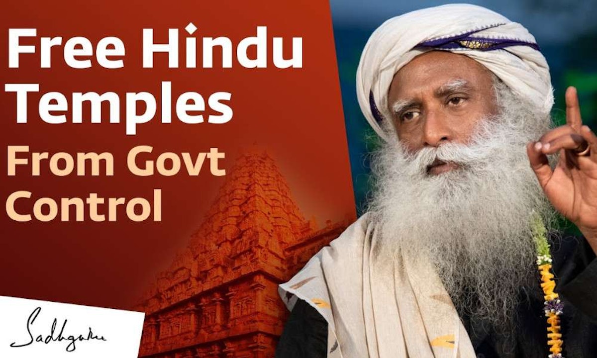 Free Hindu Temples From Govt Control