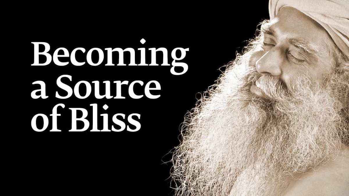 Becoming a Source of Bliss