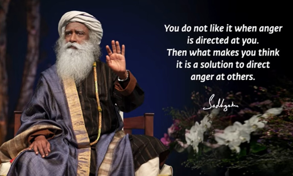 Anger is Not Power. Anger Means You Are Throwing Away of Calmness And ...
