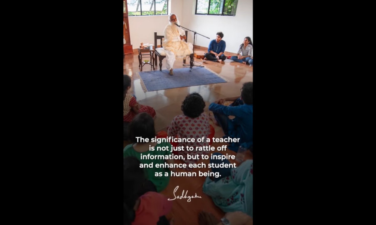 Schooling Is Not Just About Imparting Information But Producing ...