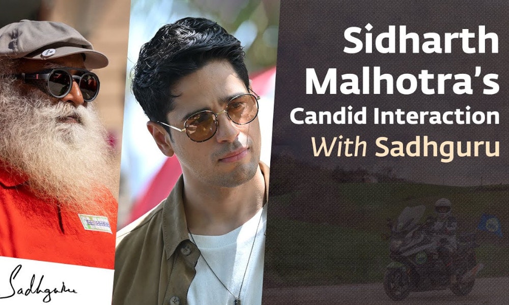 Motorcycles Movies And Engineering Sidharth Malhotra And Sadhguru