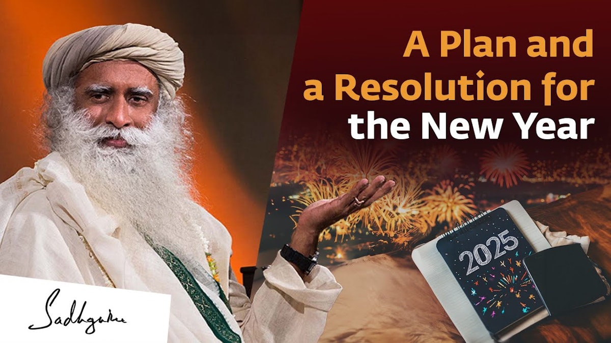 A Plan and a Resolution for the New Year