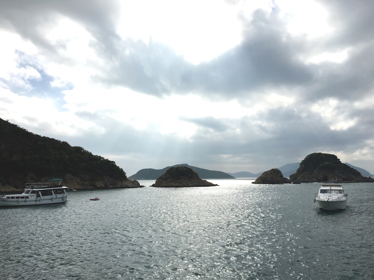 Hong Kong: junk trip para ilhas