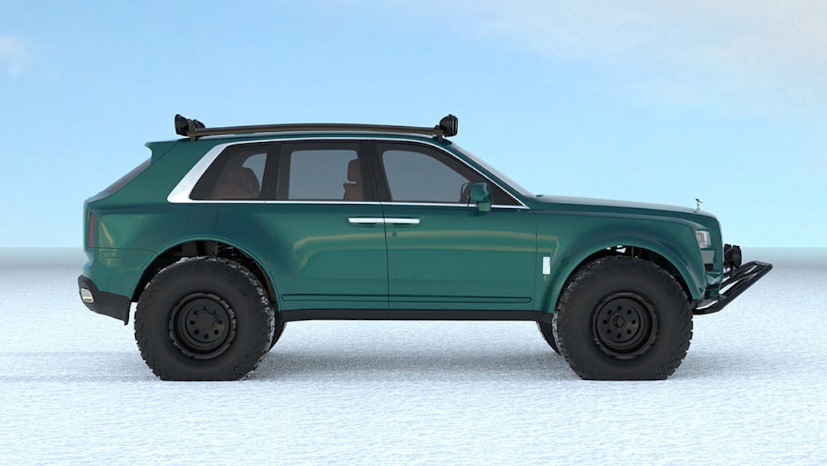Rolls Royce off-road se torna o mais novo desejo dos aventureiros luxuosos