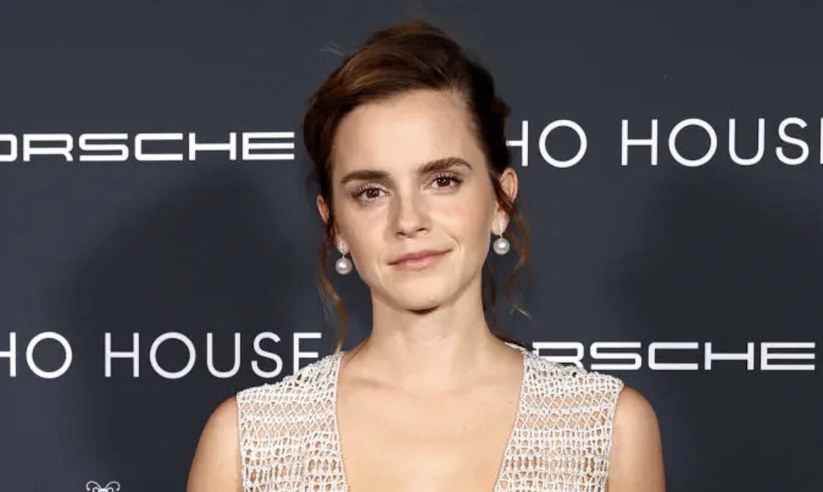 Emma Watson En Transparente Emma Watson Wows In White Ralph Lauren