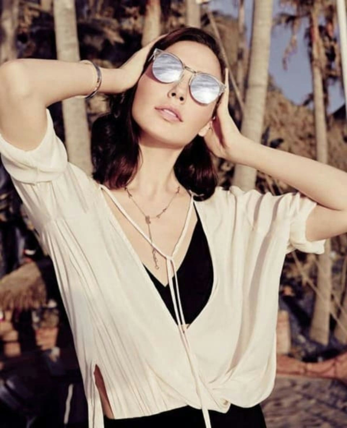 Celebridades apostam em looks para eclipse solar de jeito fashion