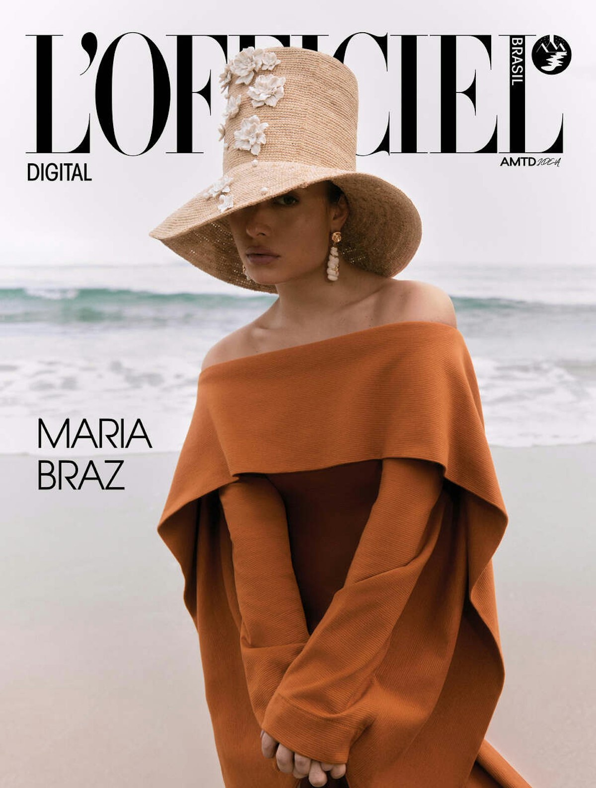 Maria Braz é a estrela de editorial de moda exclusivo L’Officiel