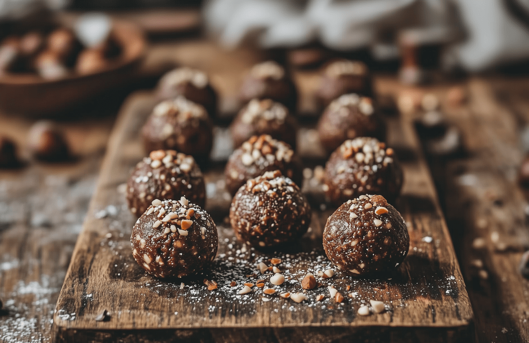 How To Make Hazelnut and Chocolate Bliss Balls