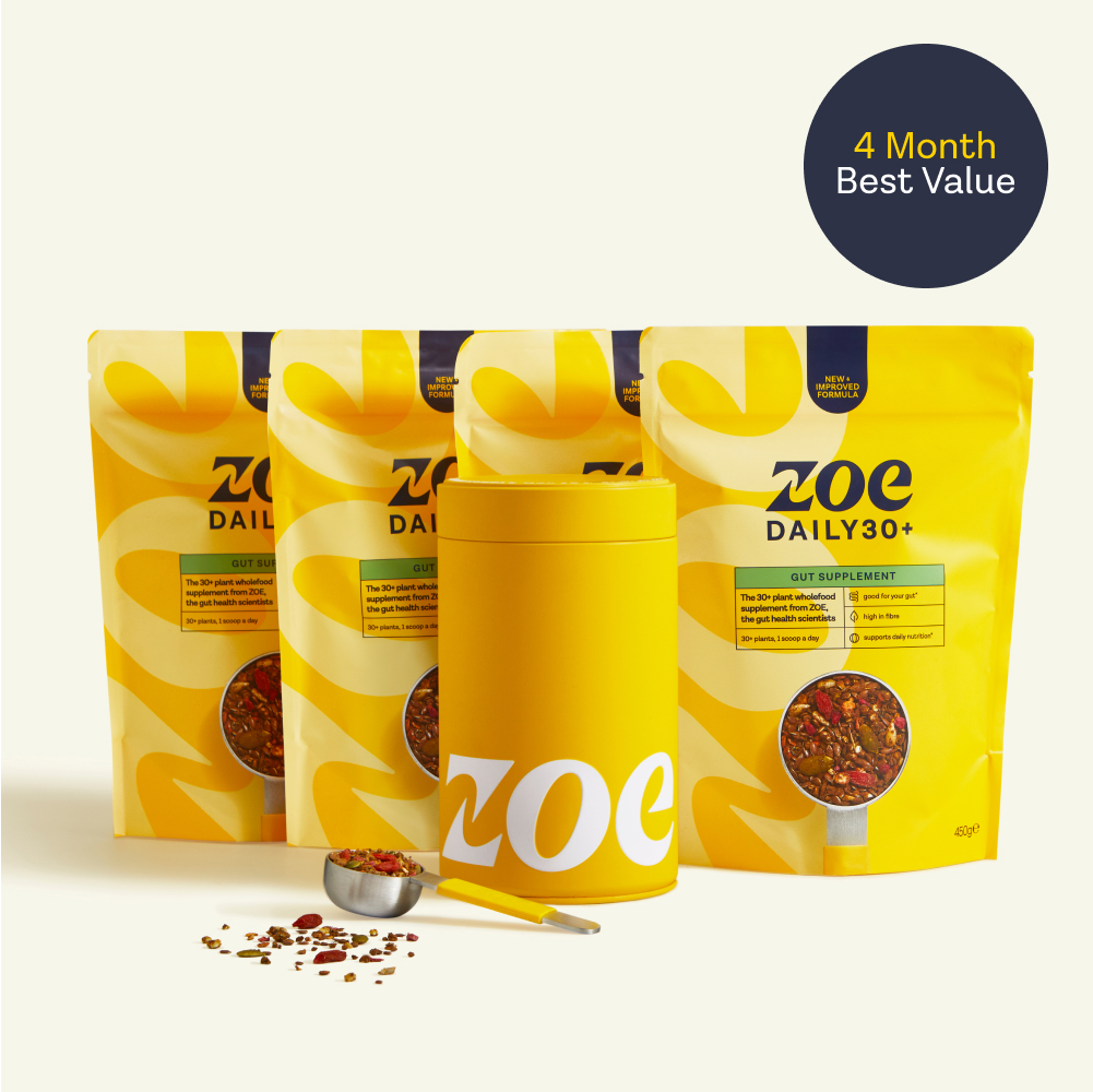 Daily30+: Add a scoop of ZOE science to your plate
