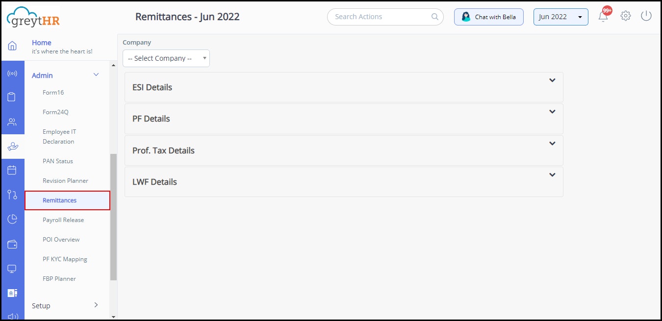 Record remittance details