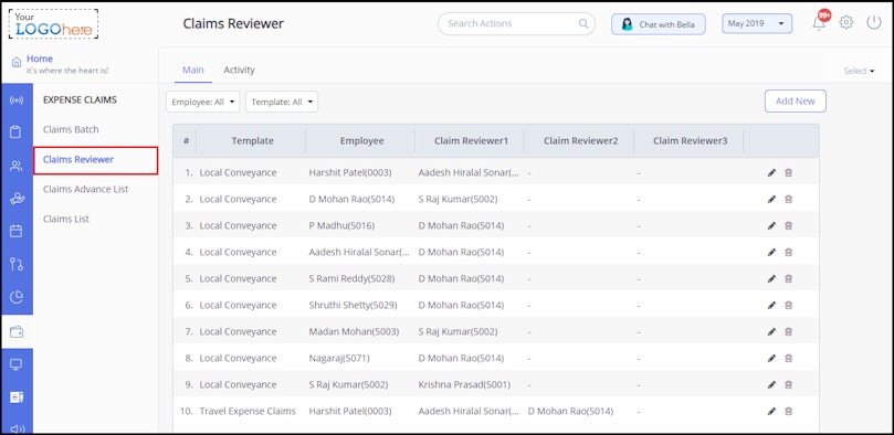 Assign a reviewer for claims