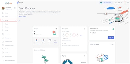 View and create tasks