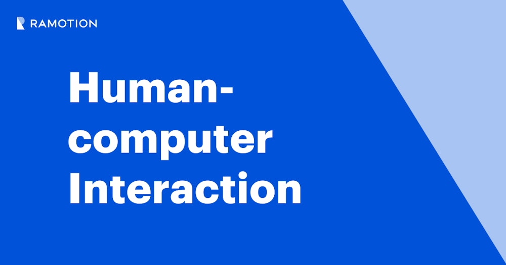 Human Computer Interaction Components And Examples Ramotion Agency