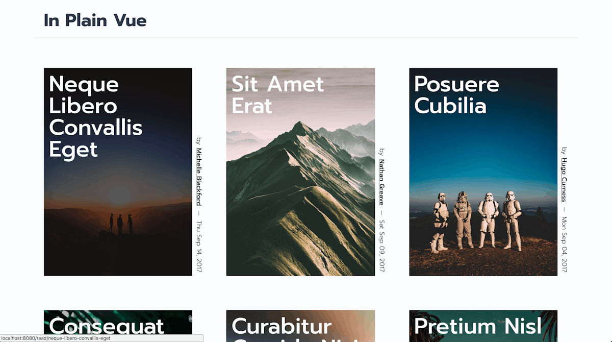 Launch a Vue.js Blog in Less Than 2 Hours [Live Demo]