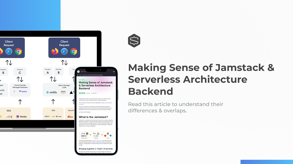 Making Sense Of Jamstack And Serverless Architecture