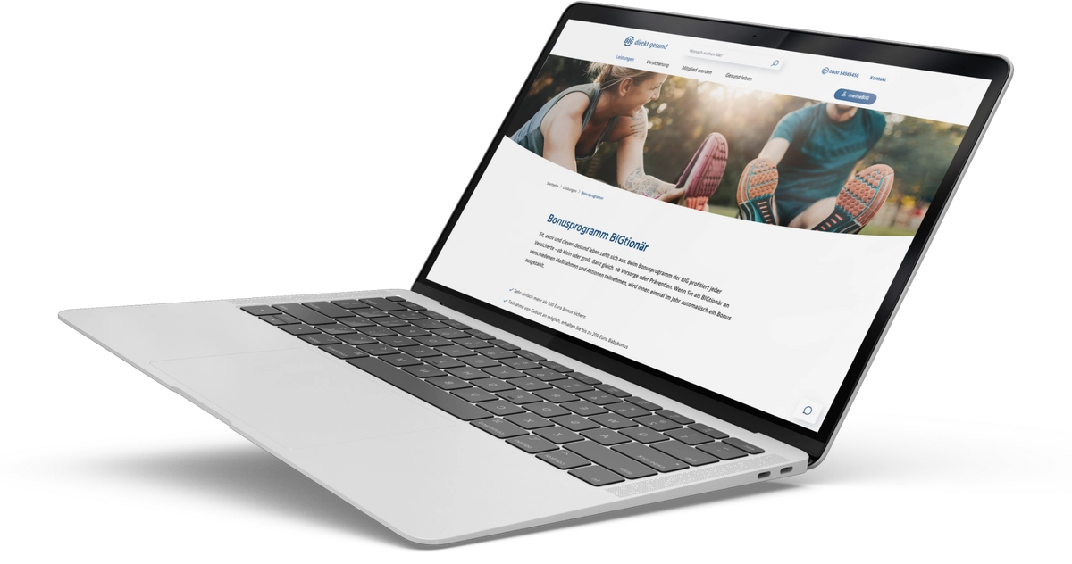 Our BIG direkt gesund Case Study | brainbits