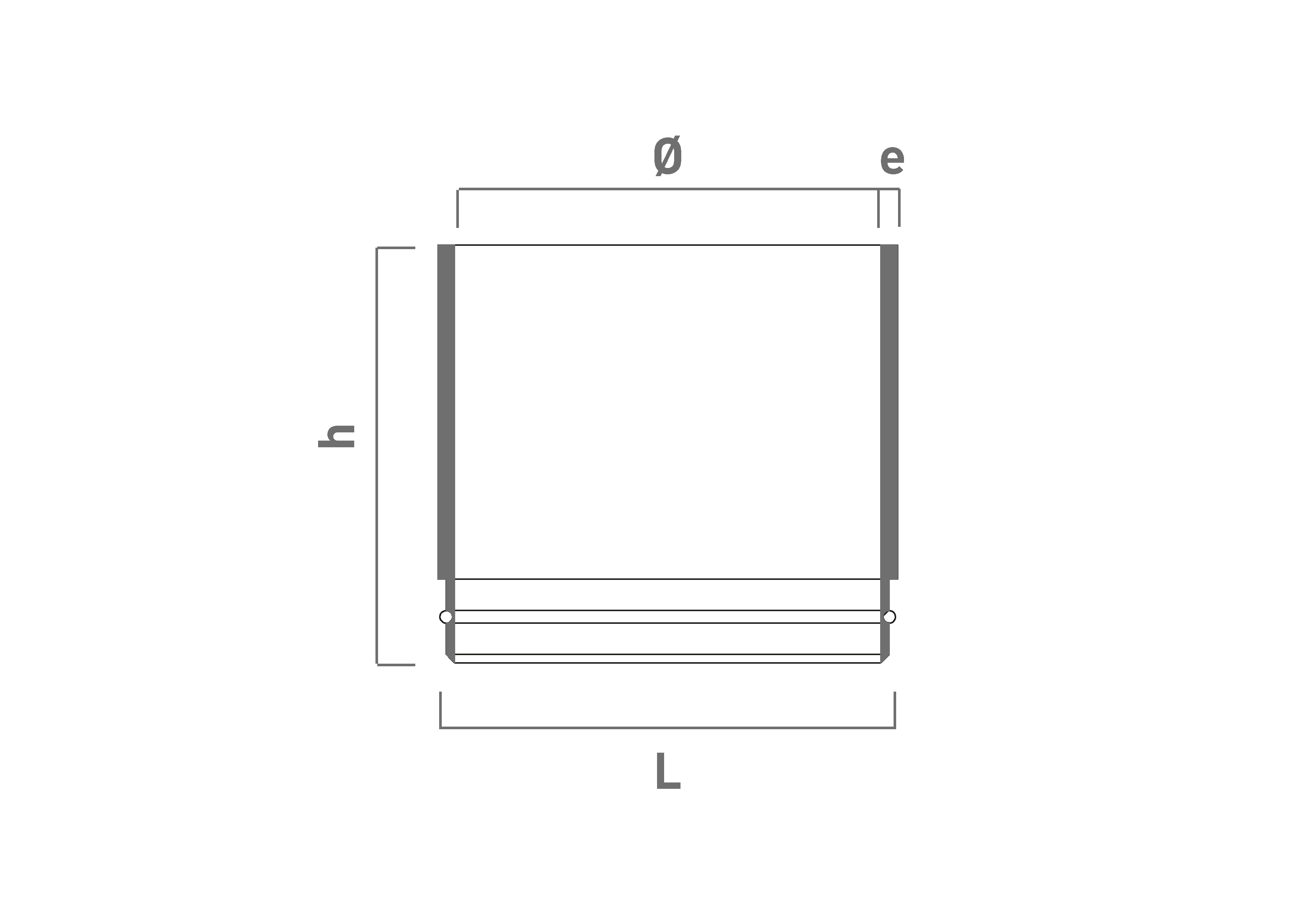 Risers PP Grey for Floor Siphon Boxes - Grupo Fersil