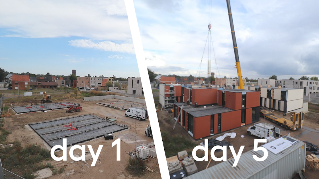 slim bouwen | een wijk in een week dankzij modulair bouwen
