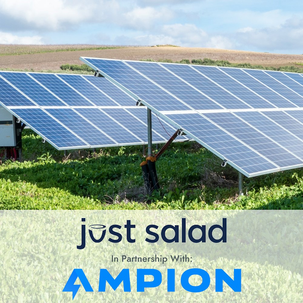 Just Salad Partners with Ampion on Community Solar Project