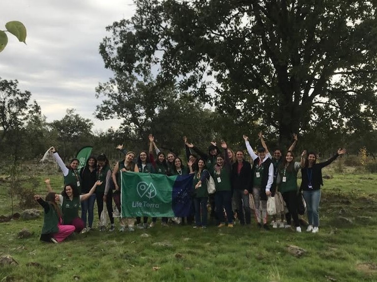 An initiative to plant trees to raise awareness about gender-based violence