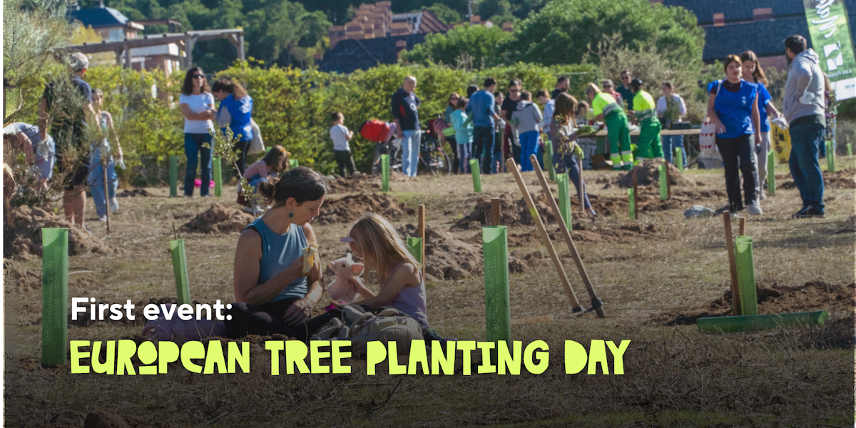 Primer acto del European Tree Planting Day • Life Terra