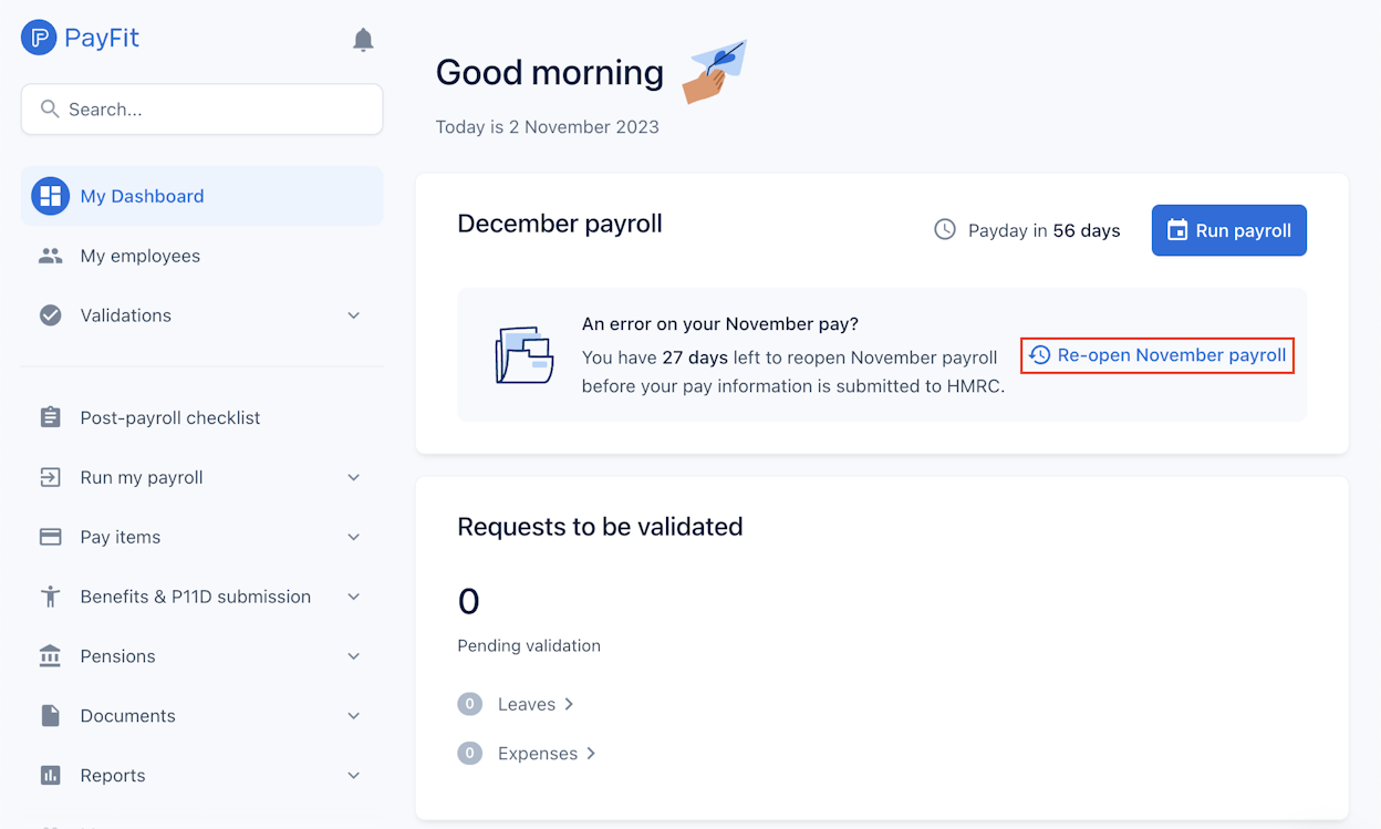 Correcting Payroll Errors With PayFit’s Undo Payroll Feature