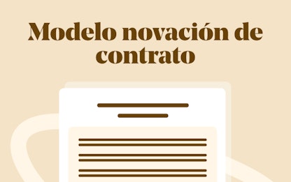 La novación de contrato y sus características