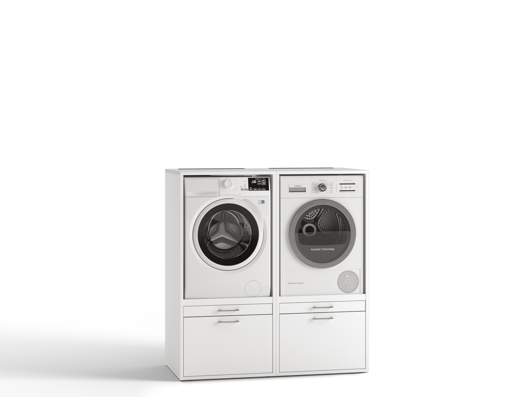 Minder lawaai bij trillende wasmachine