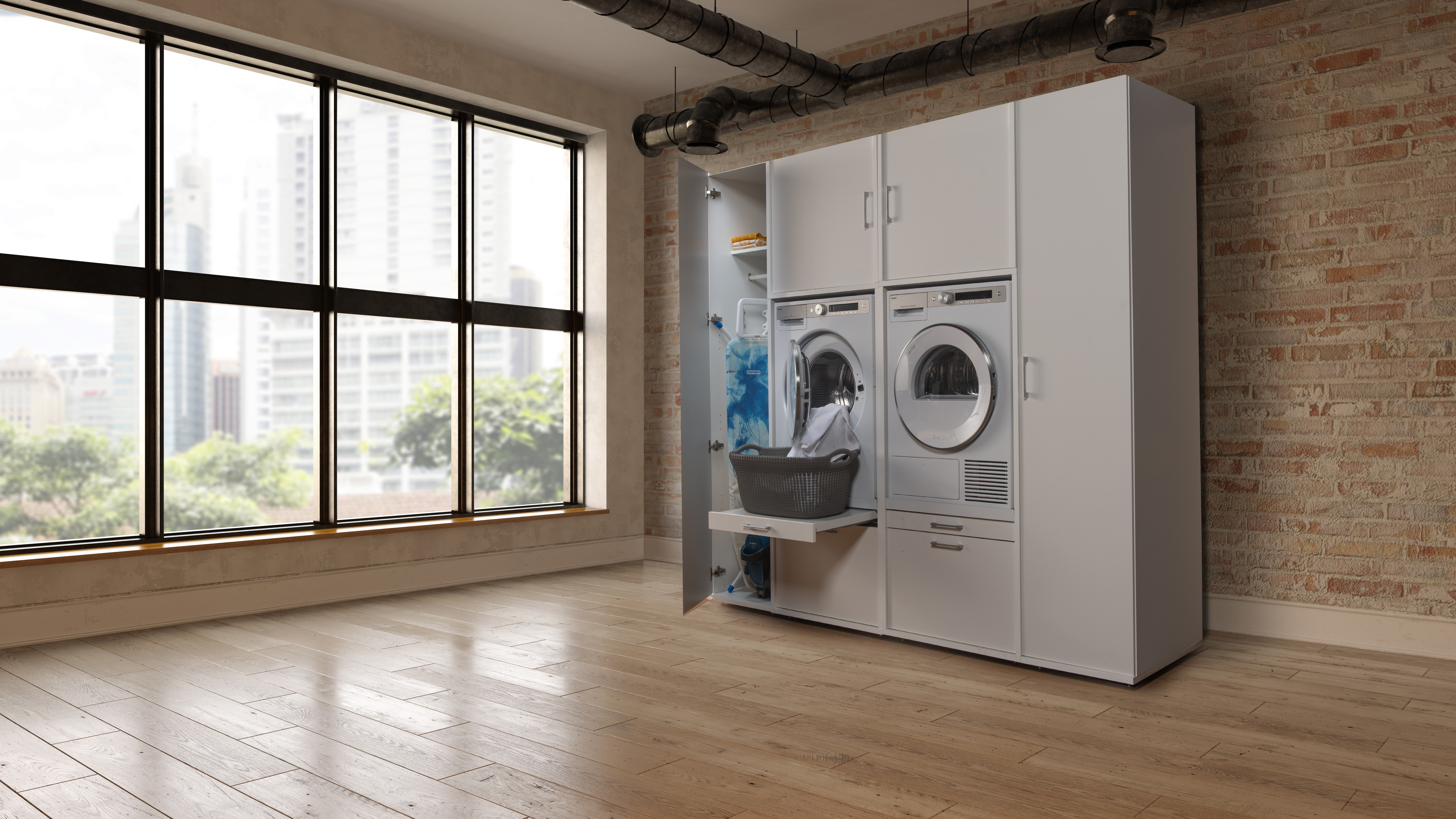 Can I Put A Washing Machine In A Cupboard? | Washtower