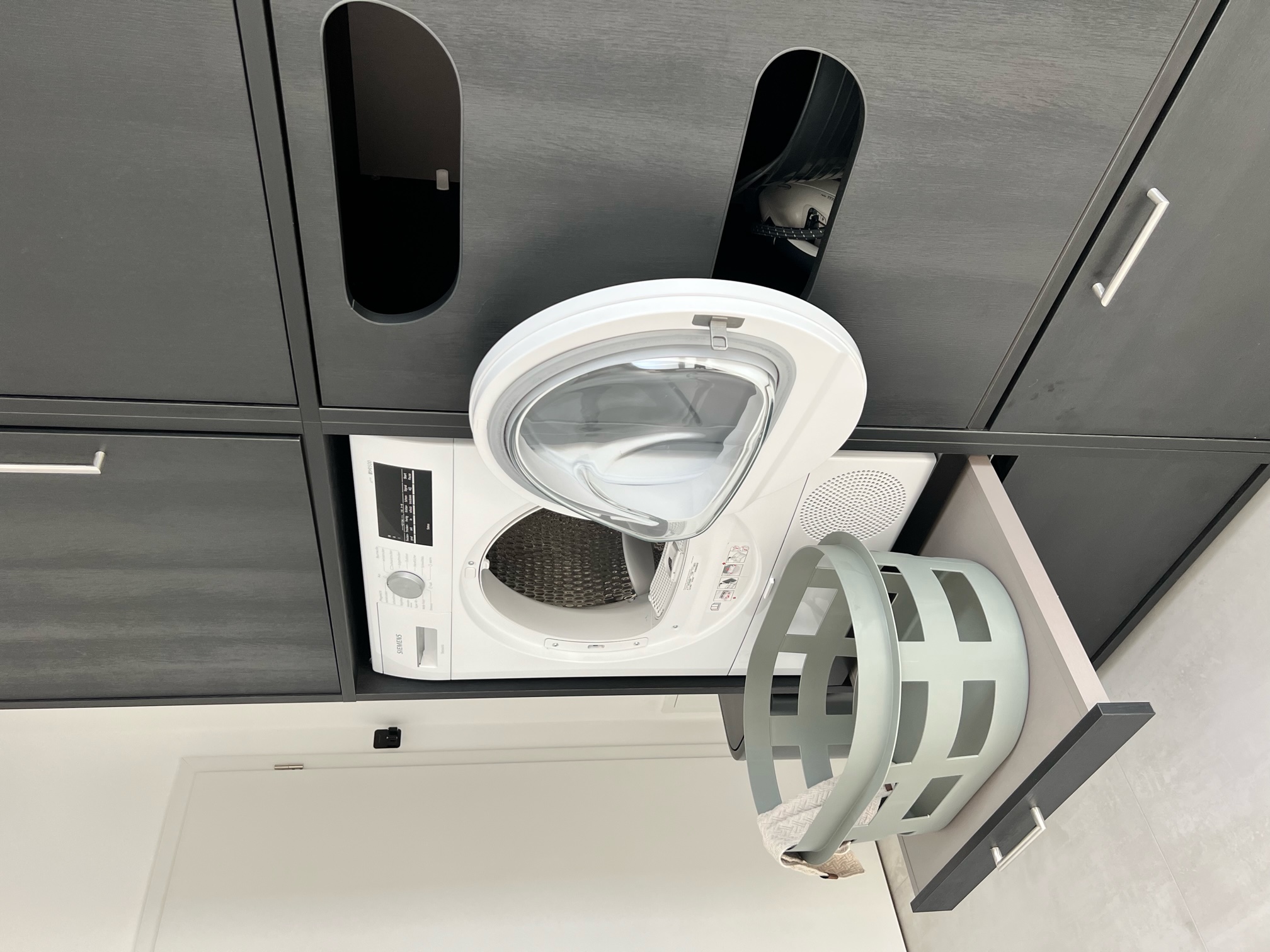 Minder lawaai bij trillende wasmachine