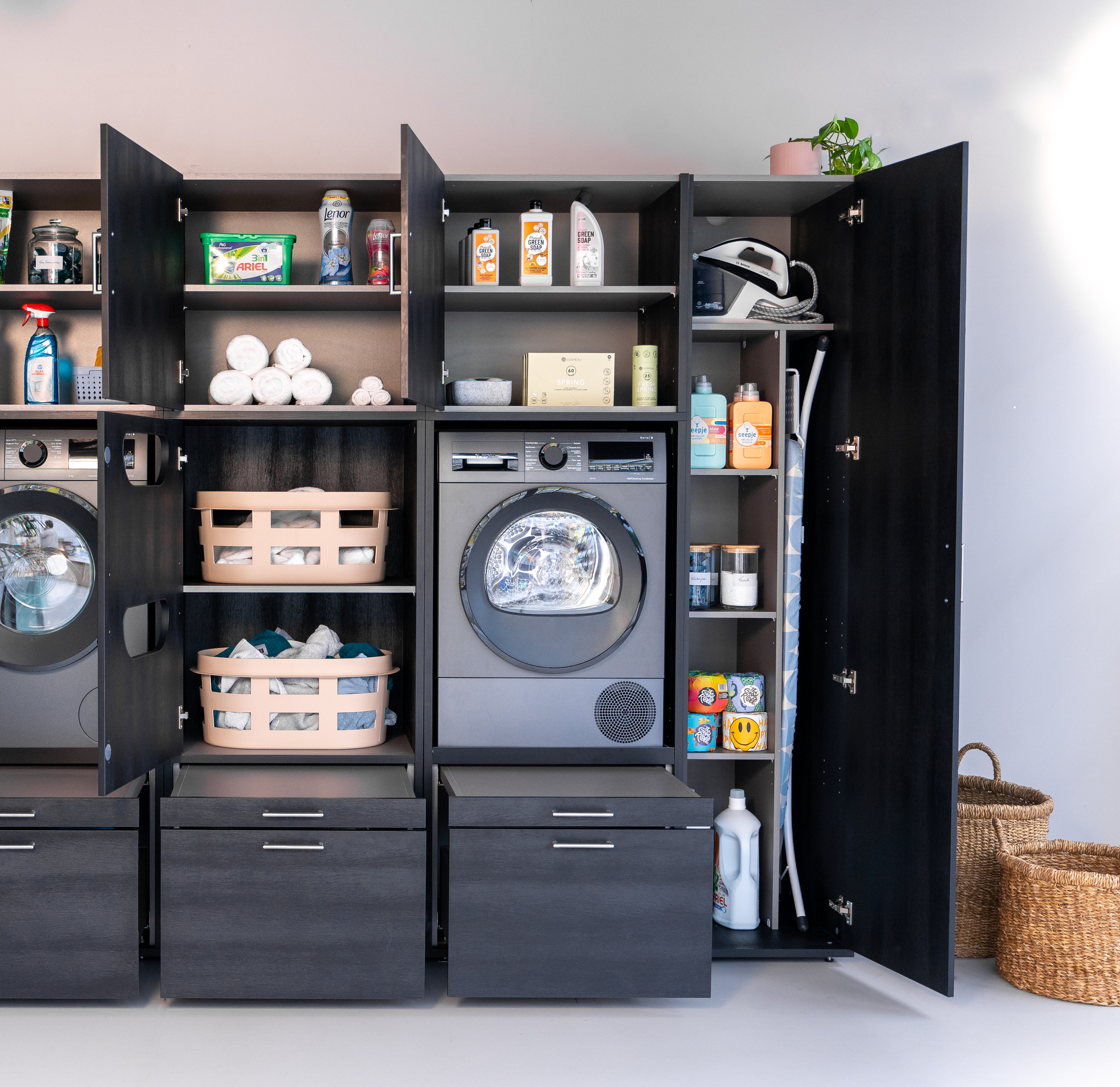 Organise A Small Utility Room With Washtower’s Cabinets