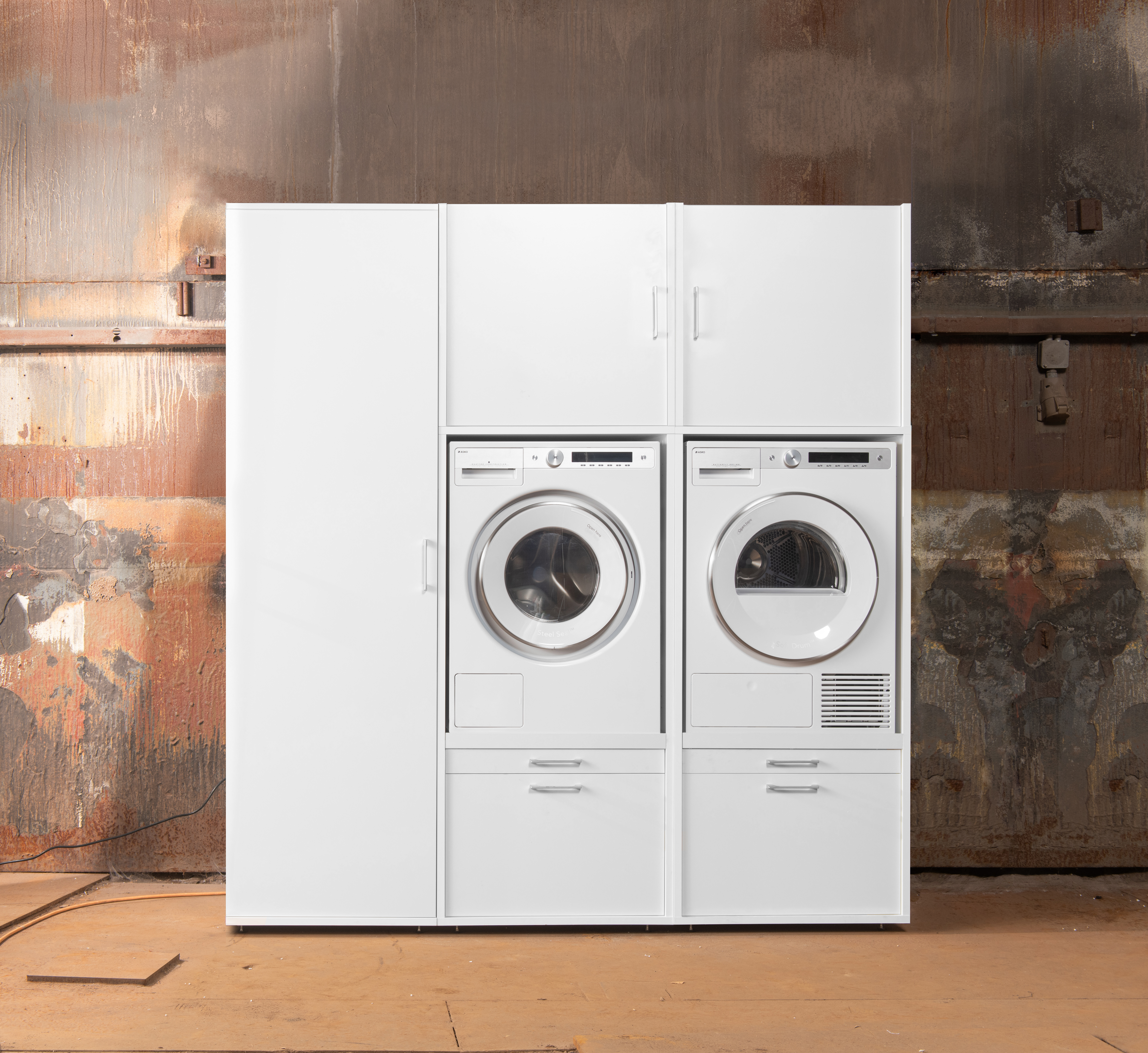 Side By Side Washing Machine And Dryer