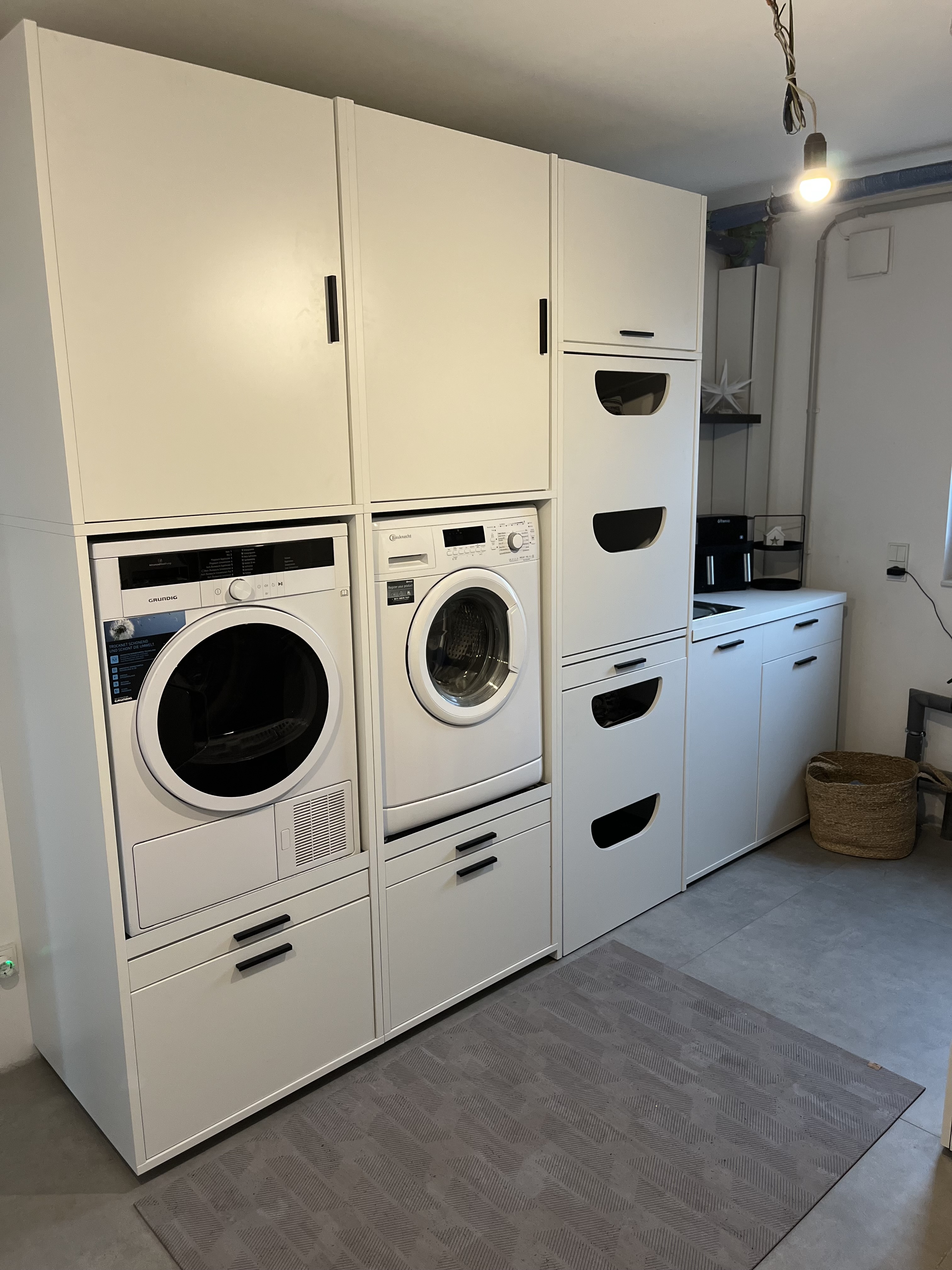 Basement Laundry Room Transformation | Washtower