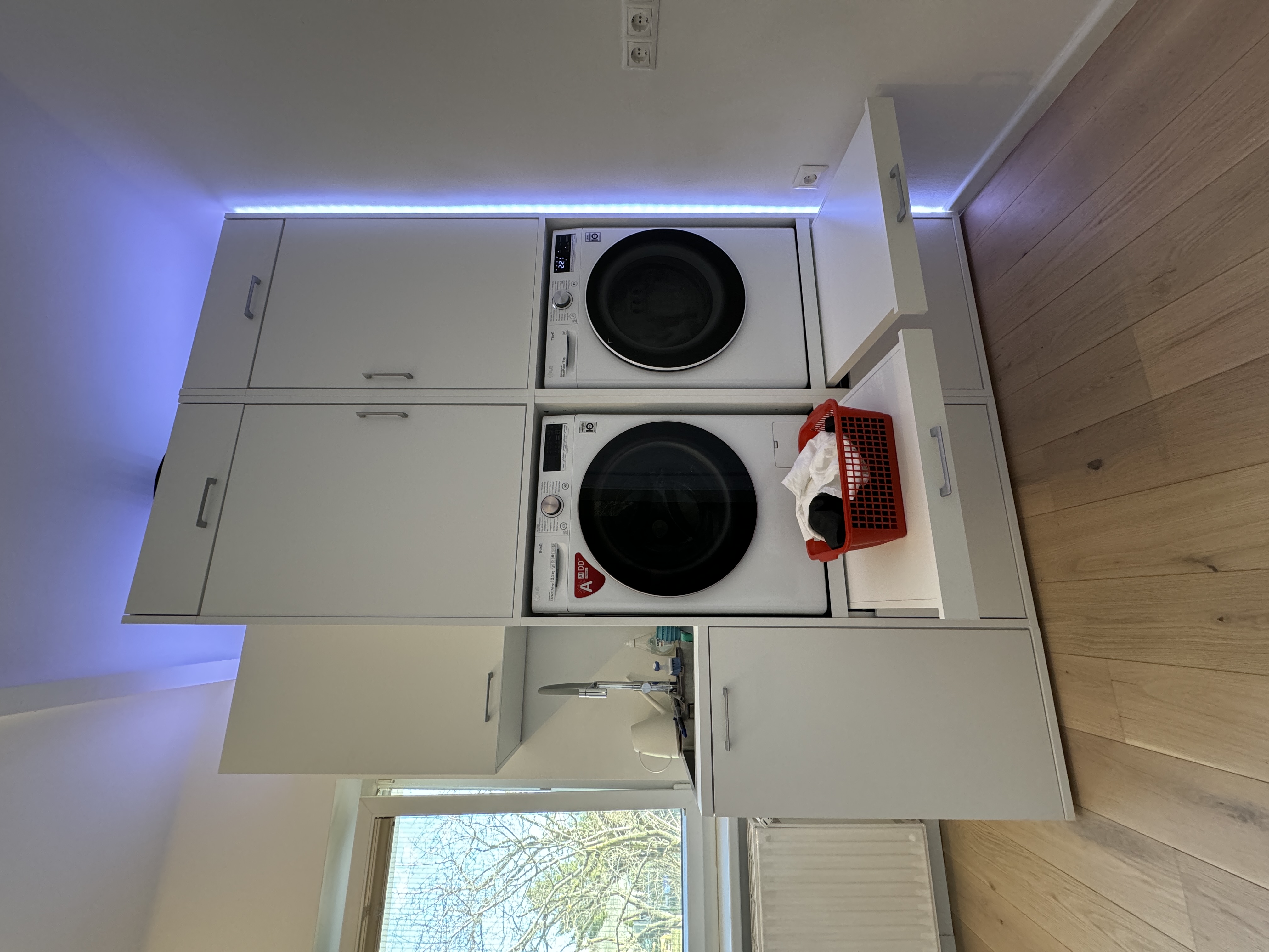 Creative Solutions for Your Washing Machine Cupboard Under a Sloping Roof